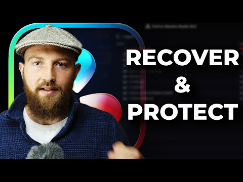 How to protect & recover your DaVinci Resolve project