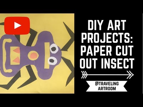 ART FOR KIDS : MAKE A BUG OUT OF PAPER