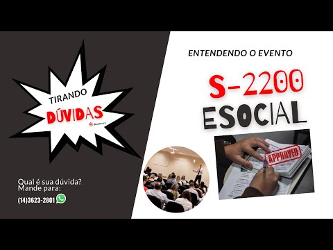 eSocial - Entenda o evento S-2200