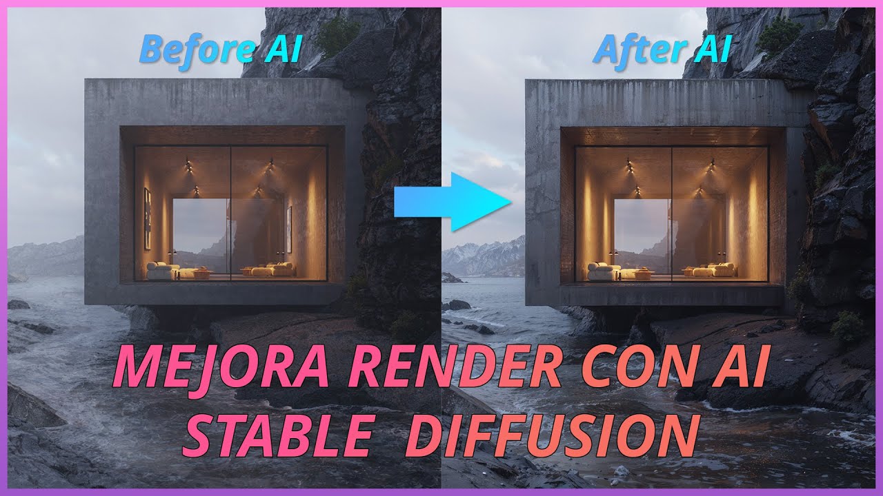 Improve your renders with AI - SD and ControlNet as an alternative to Magnific AI