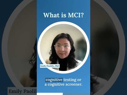 What is Mild Cognitive Impairment with Emily Paolillo ⭐️ #dementia #podcast #alzheimers