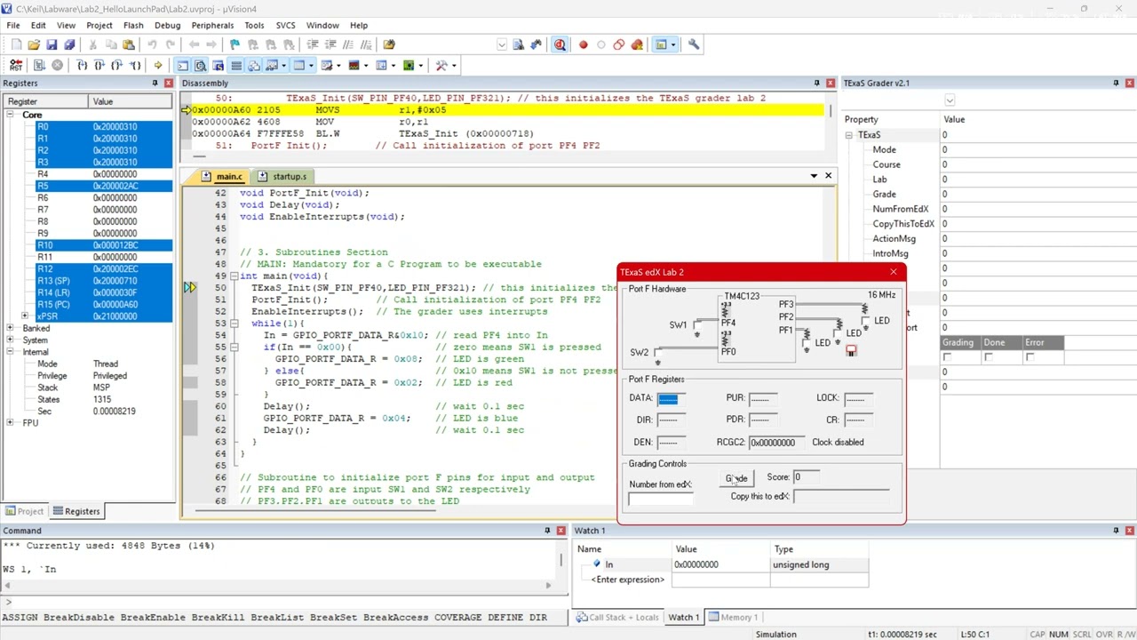 Lab 2 Simulation Simulation