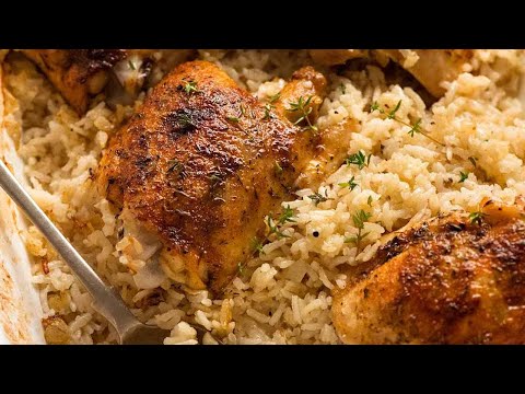 Oven Baked Chicken and Rice
