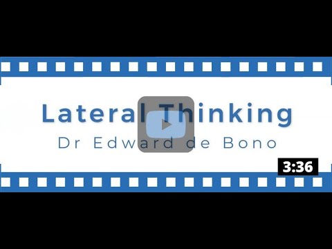 Dr Edward de Bono introduces Lateral Thinking