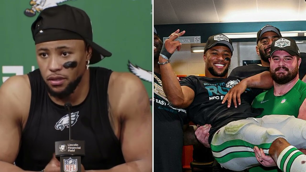 Eagles Saquon Barkley Did NOT Know NFL Gives Out Shirts and Hats for Winning NFC East