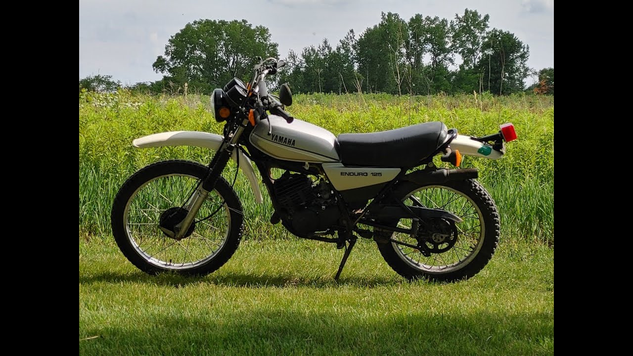 1980 Yamaha DT125G / DT125 first rips!