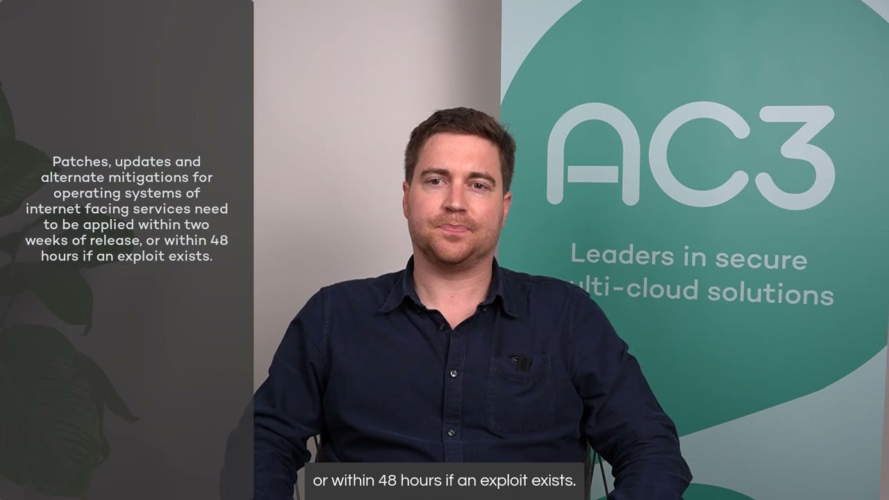 Patch Operating Systems - ACSC Essential Eight mitigation strategy