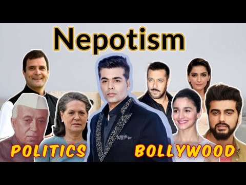 Nepotism in Bollywood| nepotism meaning|भारत में भाई-भतीजावाद नेपोटिज्म | karan johar , salman khan