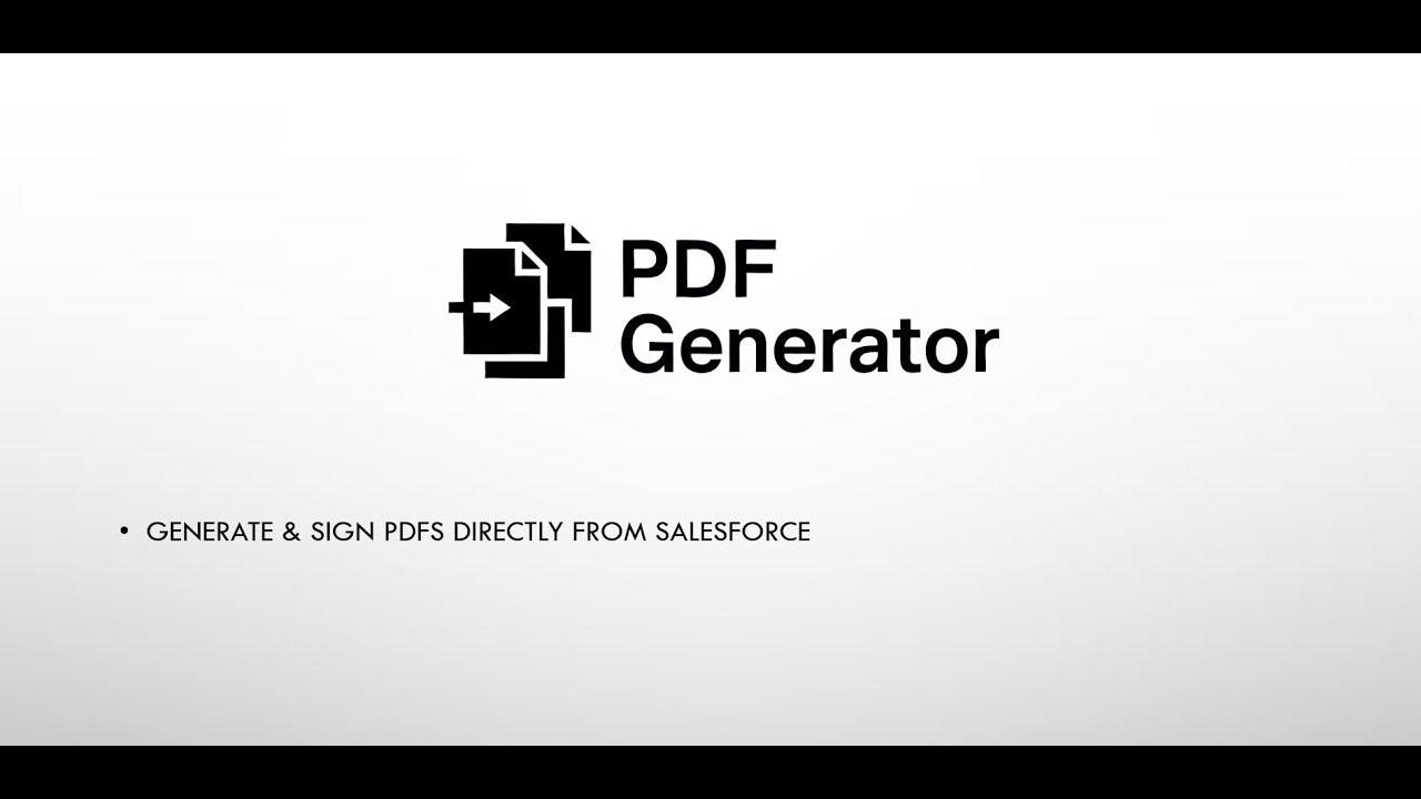 PDF Generator | MSD Automations | Salesforce | Sign PDF
