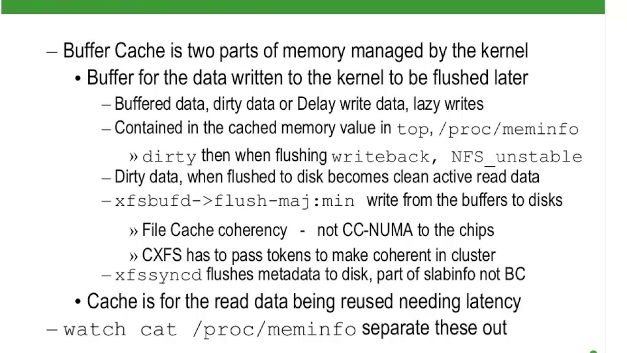 09b Linux Buffer Cache Management Demo