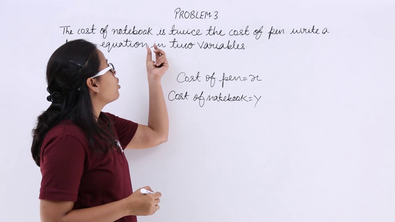 Linear Equation Solution (Class 9th Mathematics, Exercise 3)