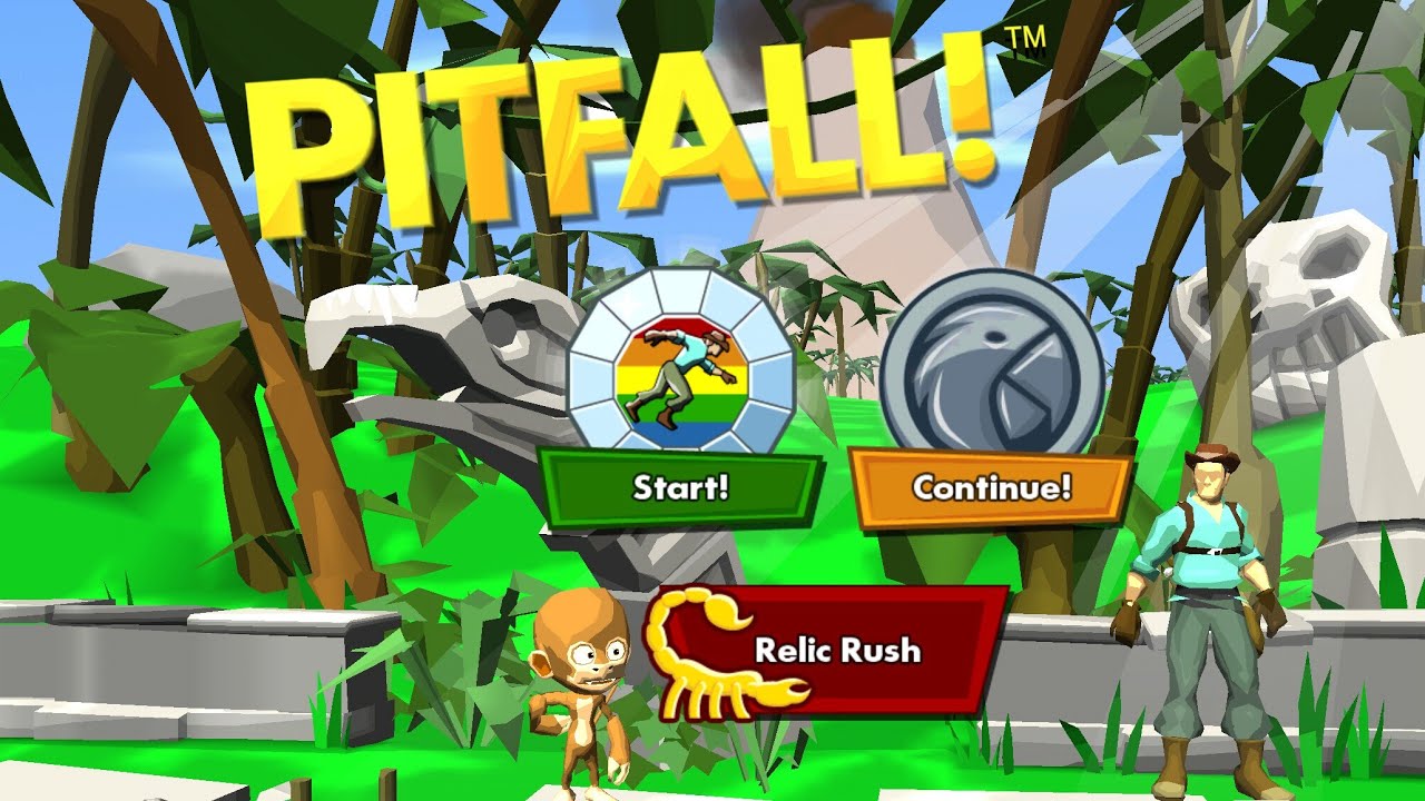 Pitfall! (Android) - Gameplay and Review