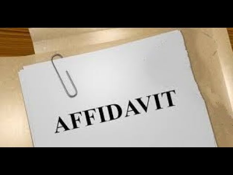 Affidavit & Its Procedure On Stamp Paper/حلف نامہ بنوانے کا/حلفیہ نامہ قانون اور طریقہ کار
