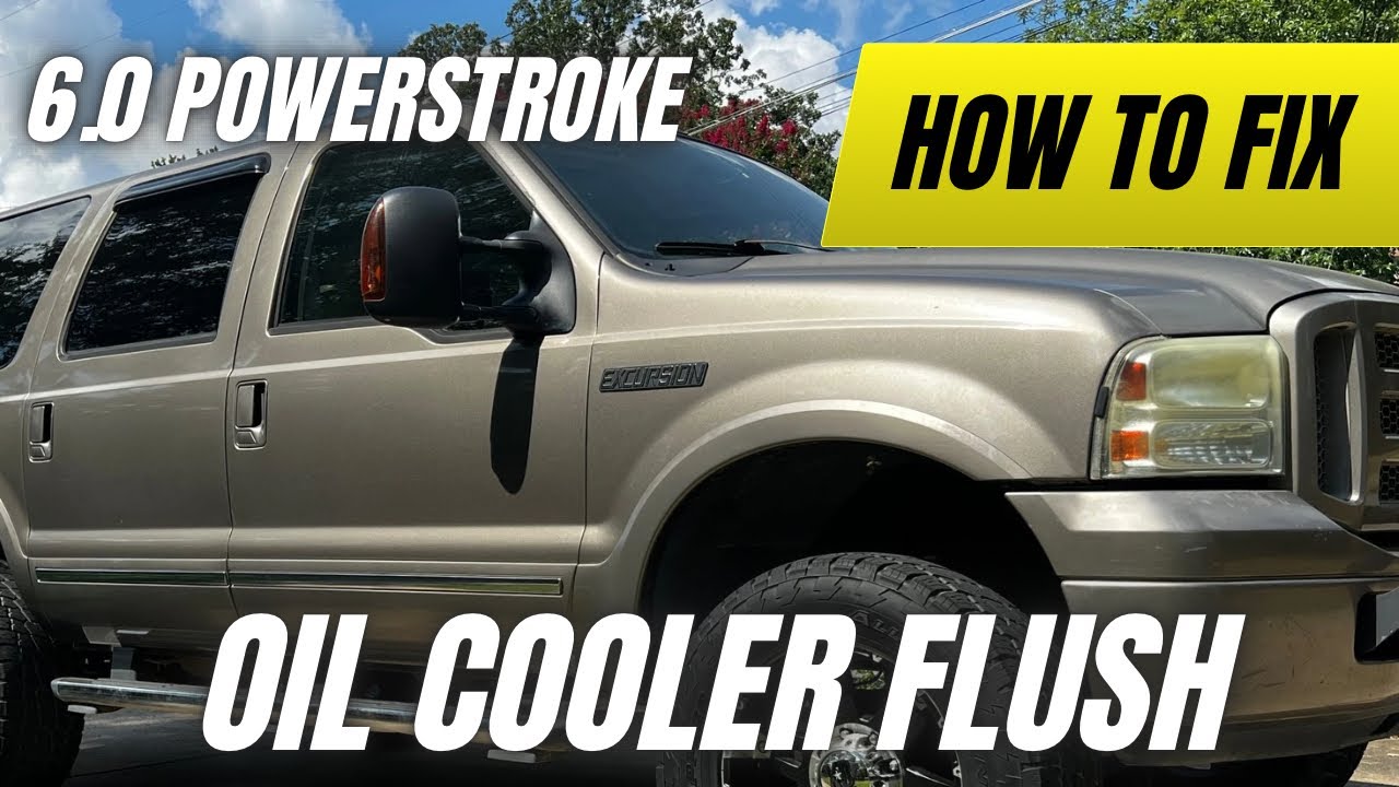 6.0 Powerstroke Diesel - How to flush the oil cooler