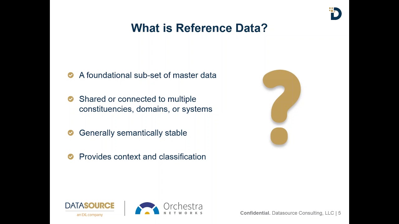Reference Data Management Webinar