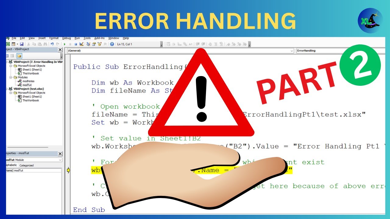 Error Handling In Excel VBA - Part 2