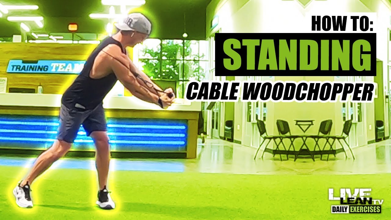 How To Do A STANDING CABLE WOODCHOPPER | Exercise Demonstration Video and Guide