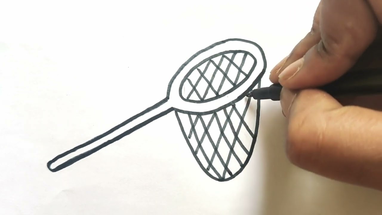 How to Draw Fishing Net