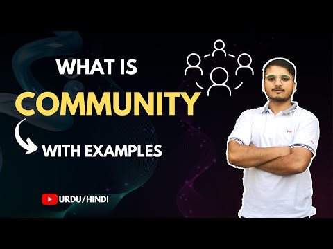 What is Community with example? Urdu / Hindi
