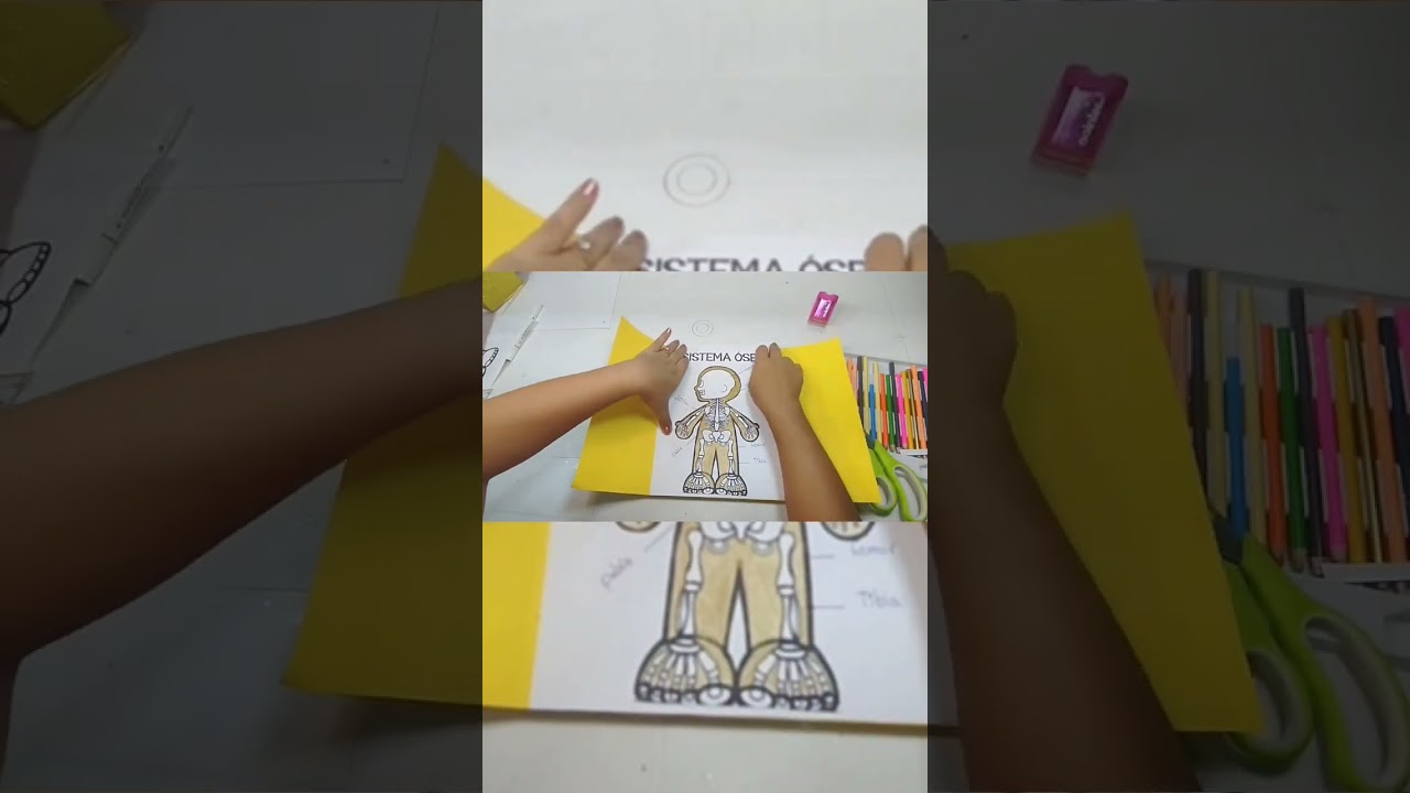 MAQUETA DEL CUERO HUMANO, PASO A PASO ⏬ SISTEMAS DEL CUERPO HUMANO/ TE INVITO A SUSCRIBIRTE ❤️