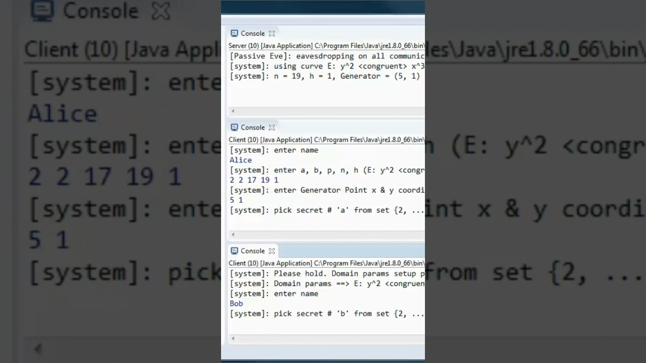 Elliptic-curve Diffie-Hellman (ECDH)