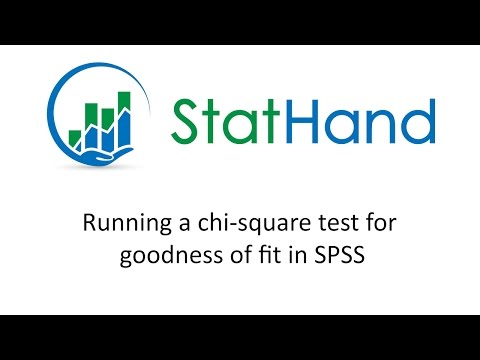 StatHand - Running a chi-square test for goodness of fit in SPSS