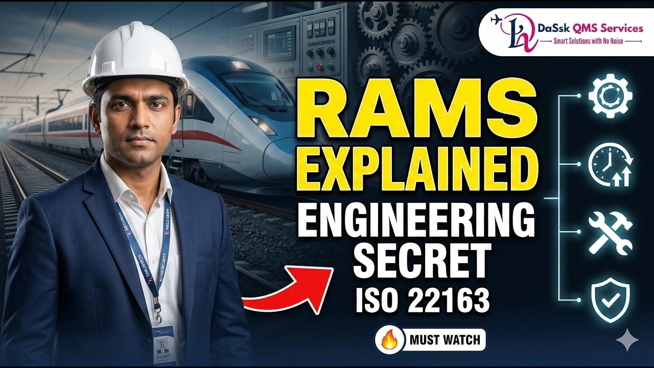 👉 RAMS Explained 🔥 | Reliability, Availability, Maintainability & Safety | ISO 22163 Full Guide