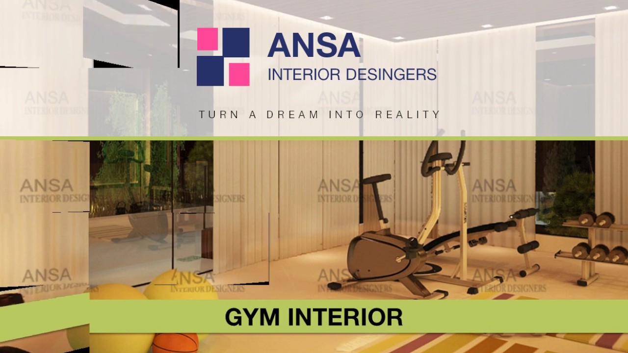 Gym Room Decoration | ANSA Interior Designers
