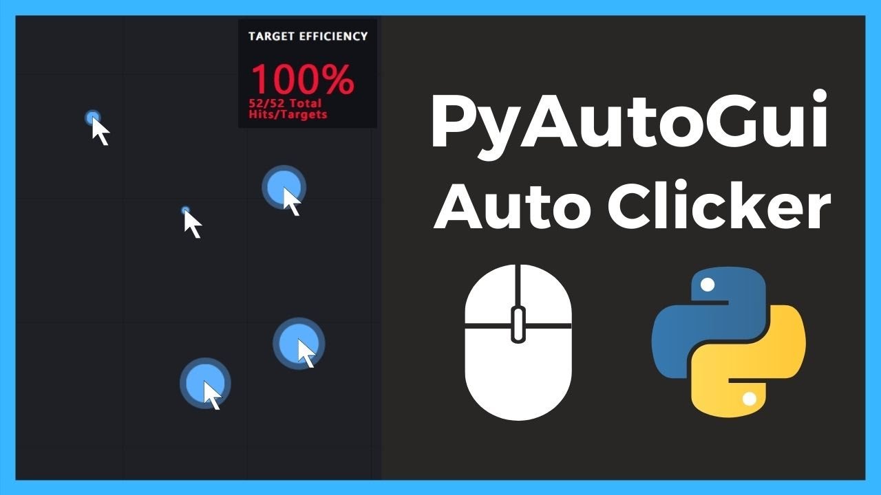 Python Mouse Auto Clicker with PyAutoGui Tutorial 2021
