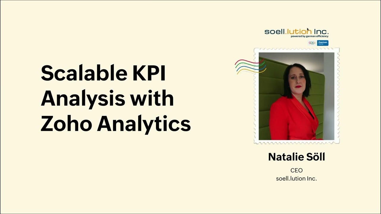 Scalable KPI Analysis with Zoho Analytics