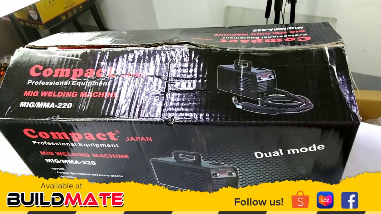 BUILDMATE | Unboxing Series COMPACT Inverted Welding Machine MIG-TIG-MMA-260A