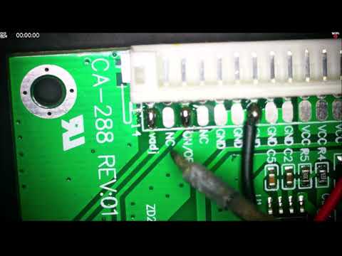 TV ONN ONC18TV001 NO Backlight using universal board CA-288