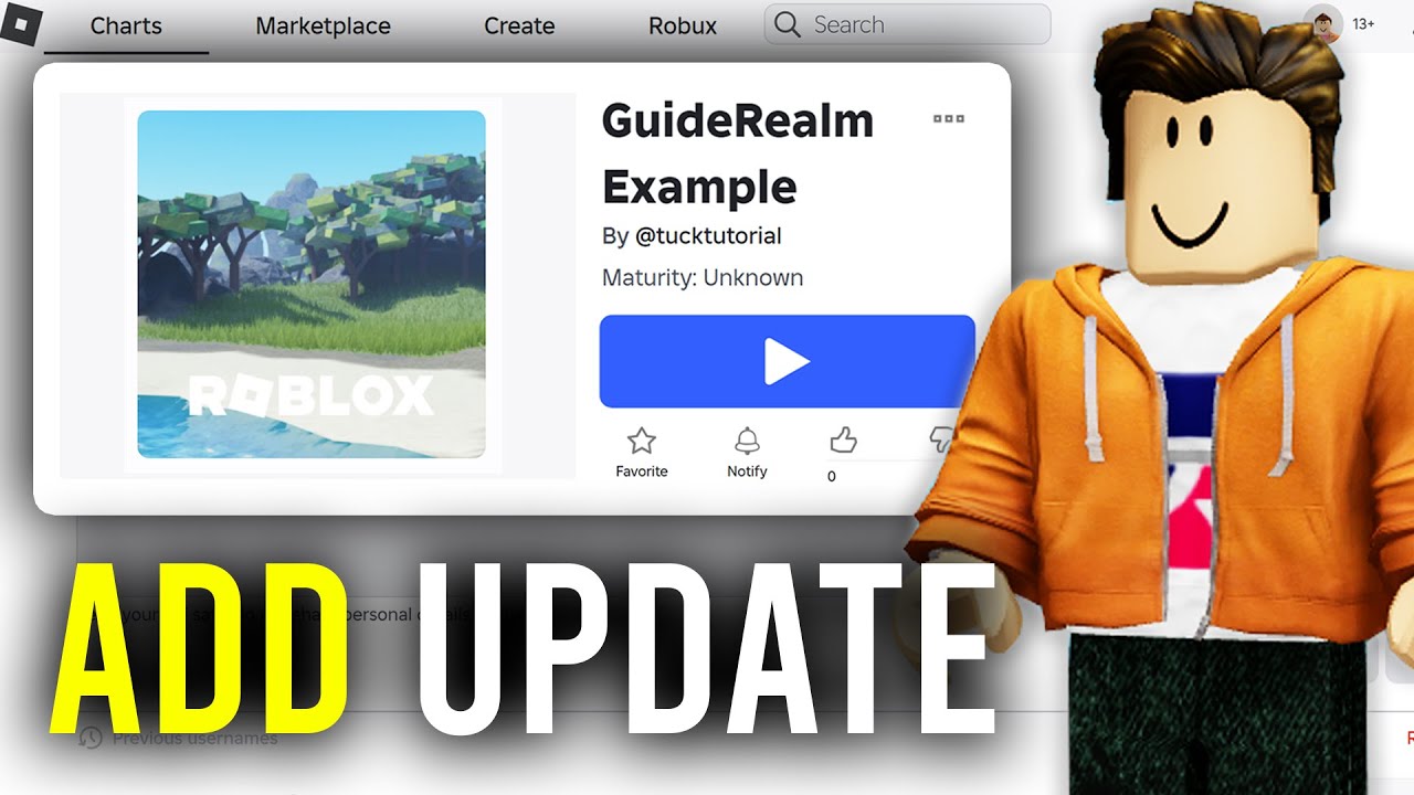 How To Add Updates To Roblox Game - Step By Step