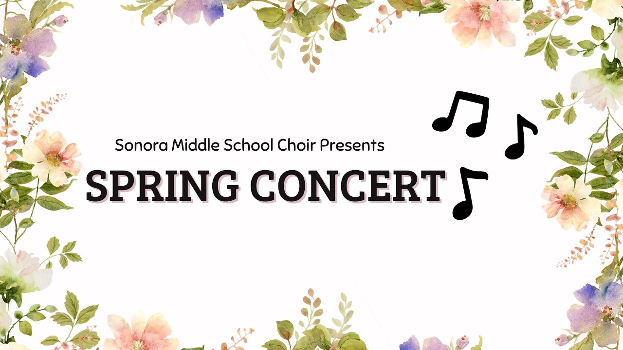 Sonora Middle School | Spring Concert 2026