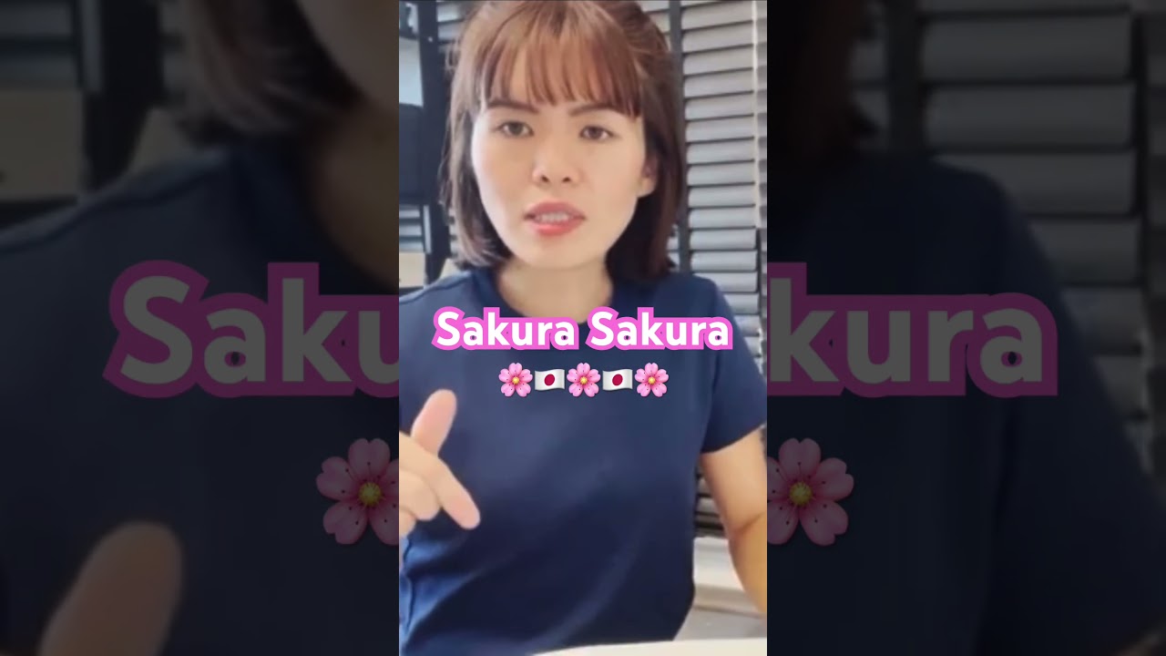 How to sing Sakura Sakura with native Japanese!! #Sakura #short