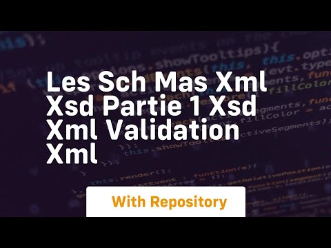 les sch mas xml xsd partie 1 xsd xml validation xml