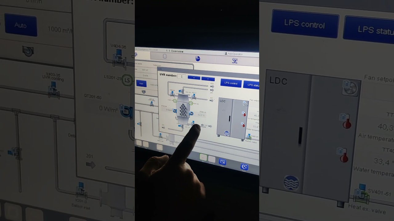 Manually Start CIP Cleaning of UVR. #alfalaval #ballast #deballast