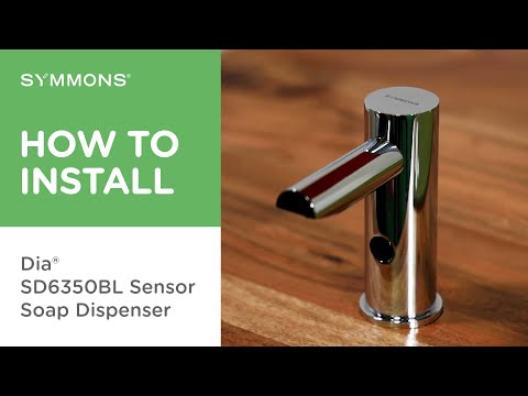 How to Install the Dia® Touchless Sensor Soap Dispenser
