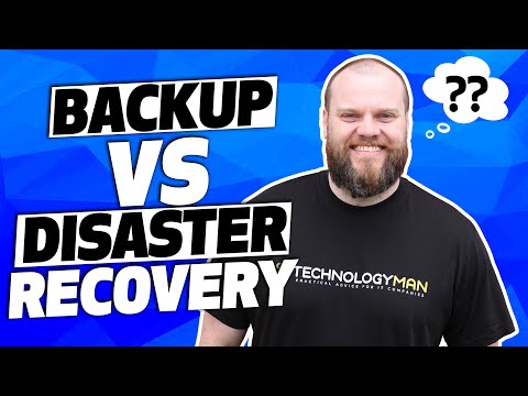 What Is The Difference Between Backup & Disaster Recovery??