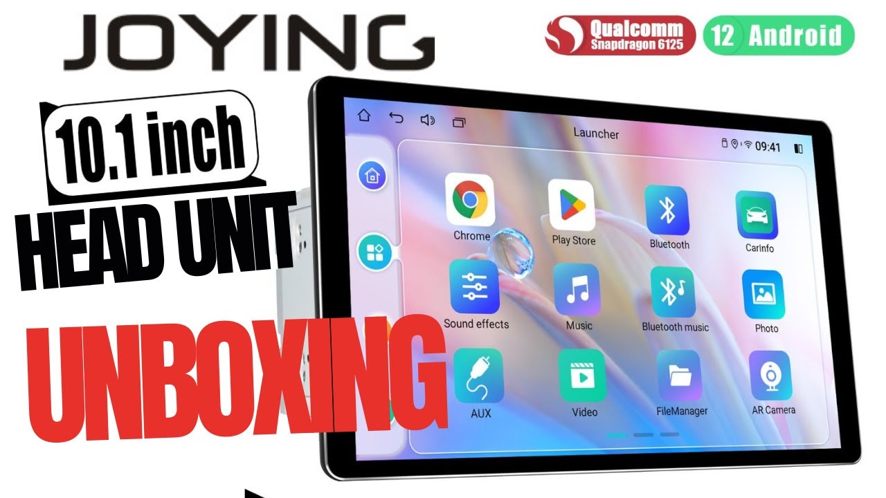 Joying 10.1 inch Android head unit unboxing
