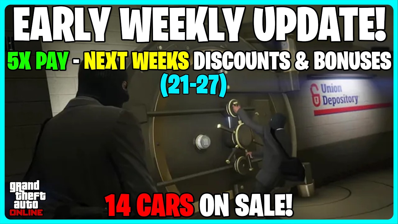 NEXT WEEKS GTA ONLINE WEEKLY UPDATE REVEALED EARLY! (21-27)