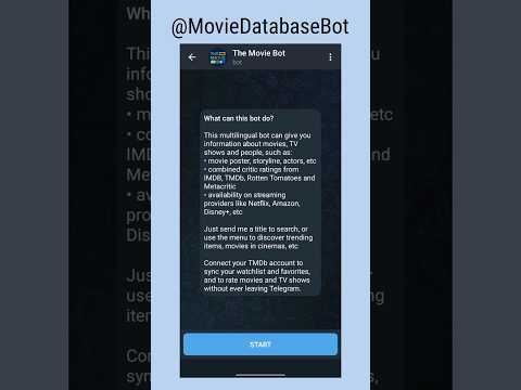 Top 3 Best Telegram Bots For Movies | 🎞️ #shorts #shortsfeed #best #telegrambot