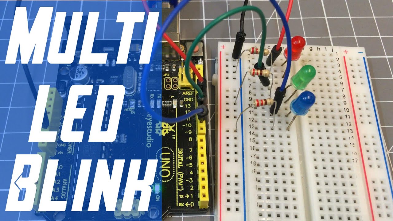 Arduino Tutorial 6. Multiple LED Blink