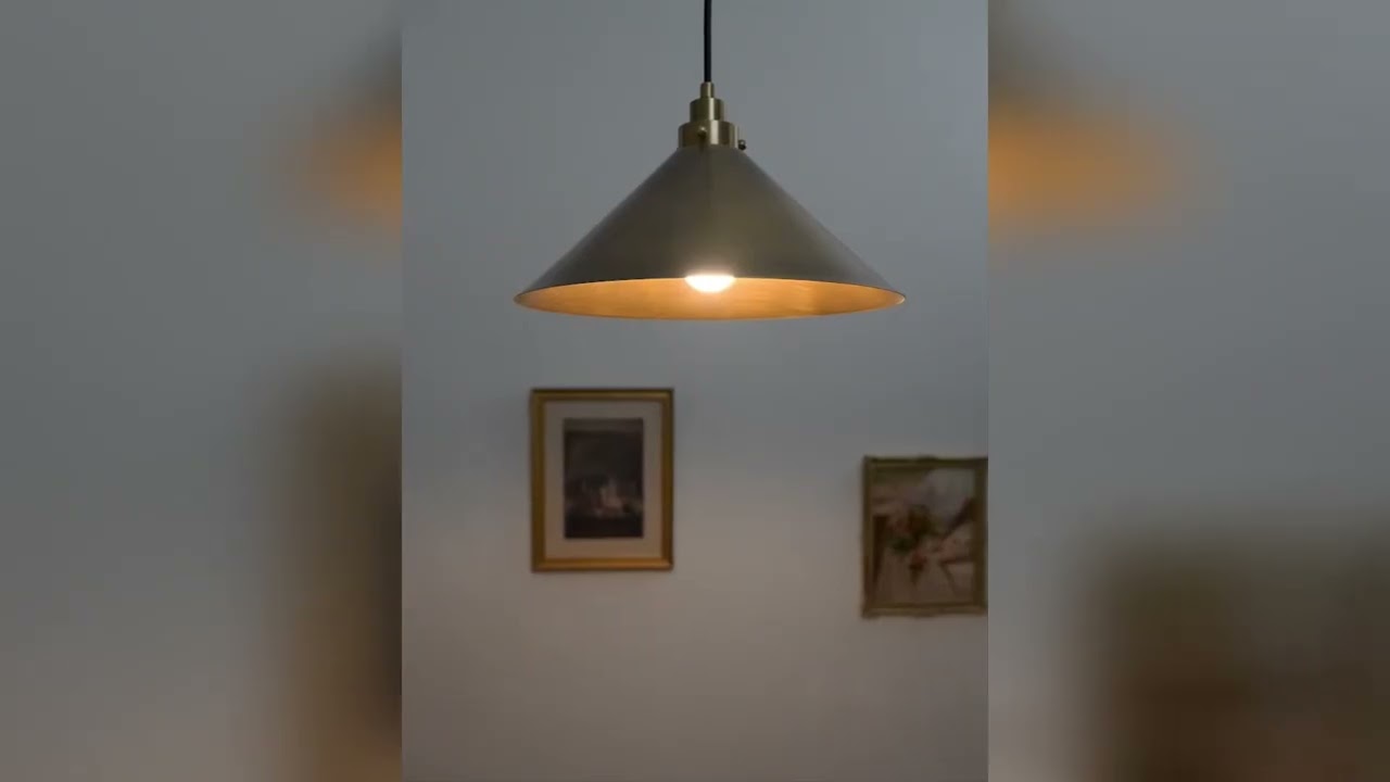 Metal Cone Pendant Light | Modern Lighting | Lumotrot