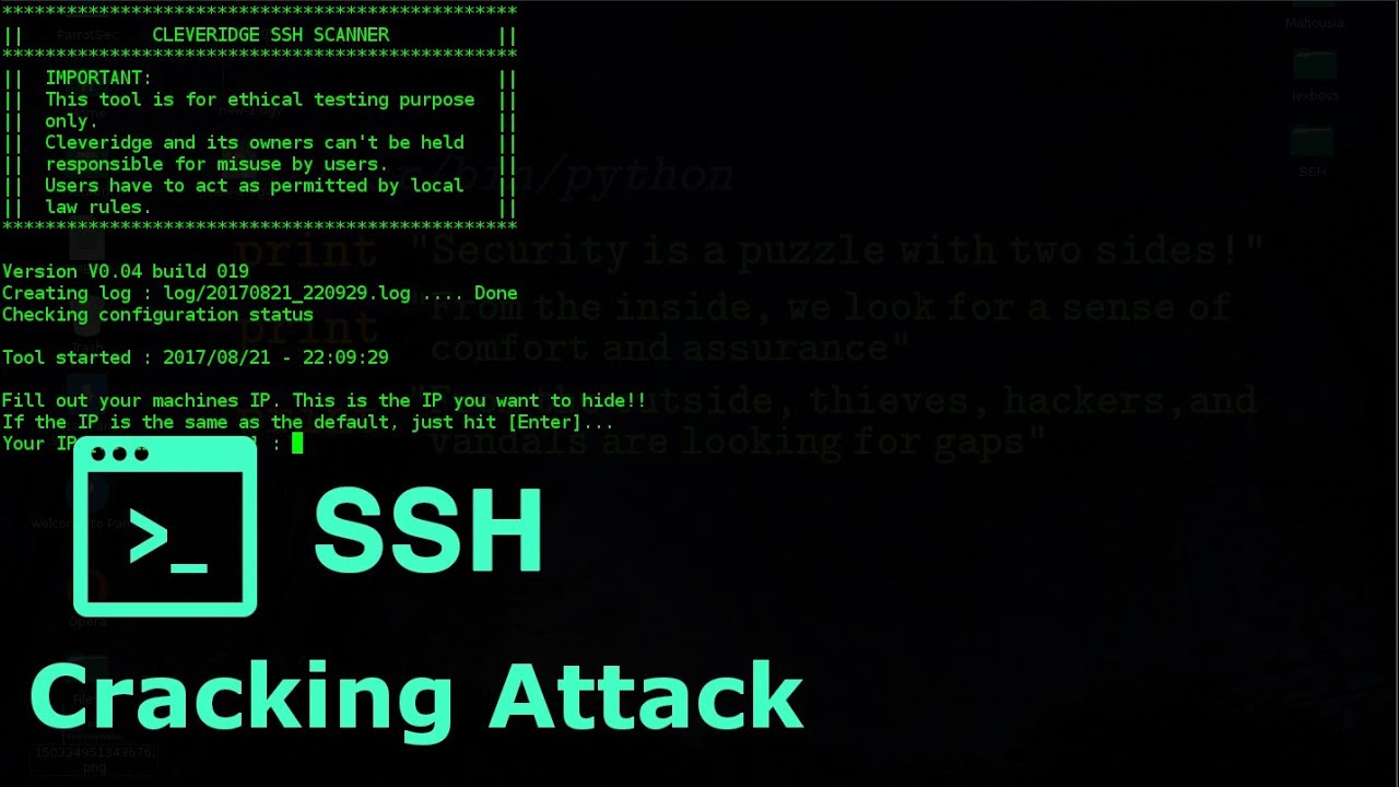 Full SSH Cracking Attack Using Python