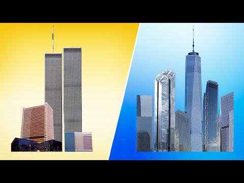 Twin Towers vs One World Trade Center