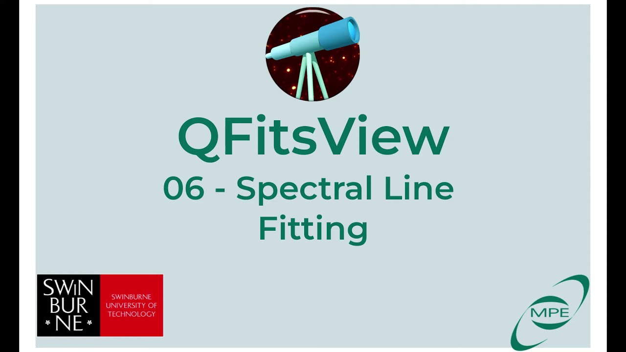 QFitsView 06 - Spectral Line Fitting