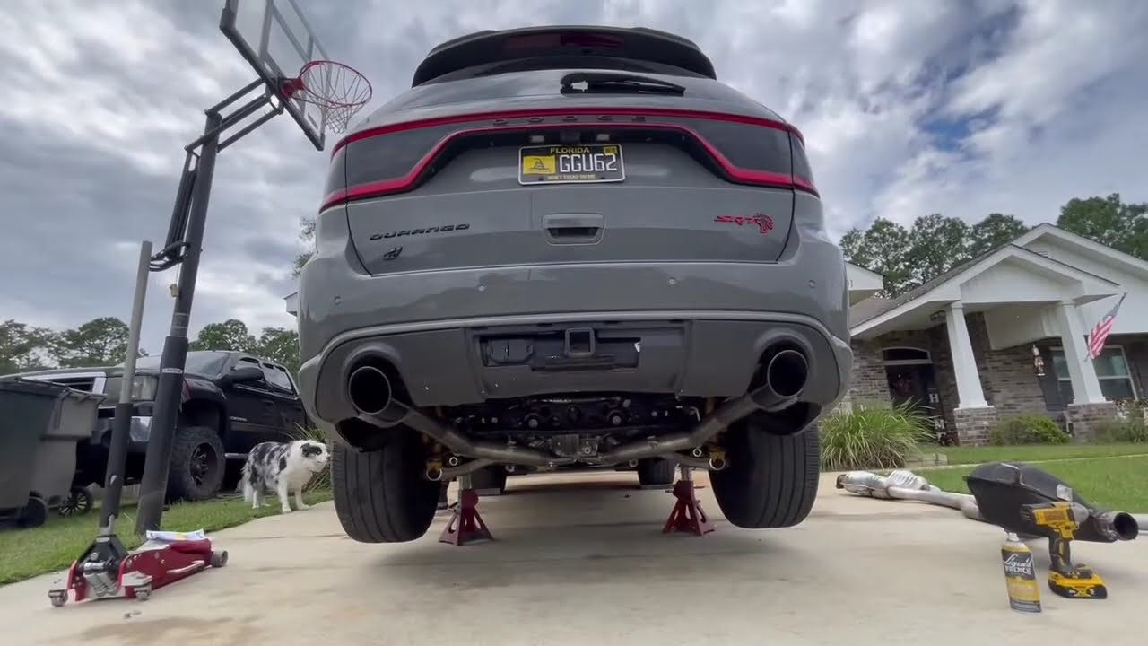 BORLA ATAK Durango Hellcat idle and quick rev