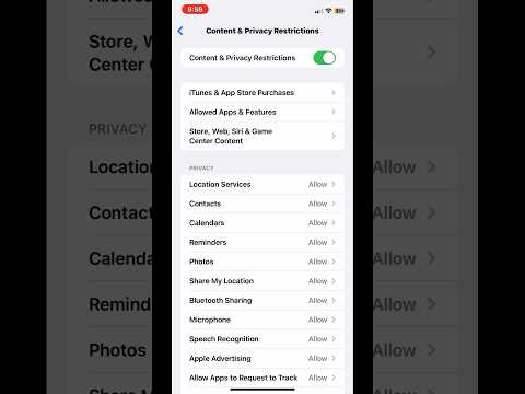 Turn Off In-App purchases on iPhone #iphone #iphonetips